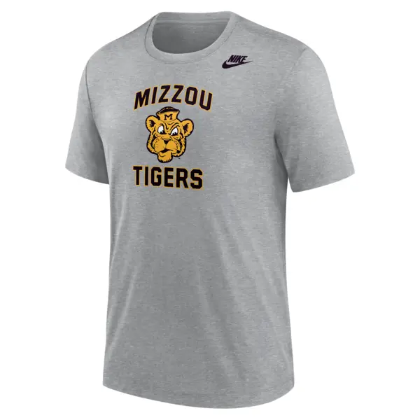 Nike Missouri Tigers Football Tri-blend T-shirt - Grey