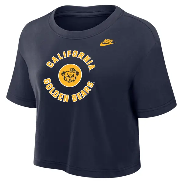 Nike Cal Bears Dri-fit Cropped T-shirt