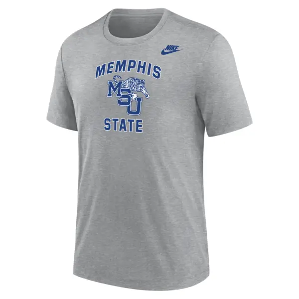 Nike Memphis Tigers Football Tri-blend T-shirt - Grey