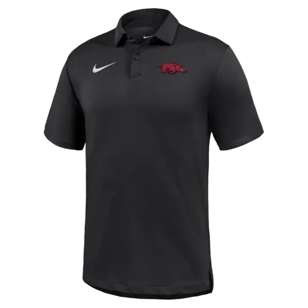Nike Arkansas Razorbacks Tour Dri-fit College Polo - Black