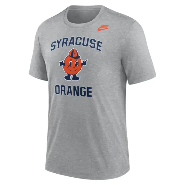 Nike Syracuse Orange Football Tri-blend T-shirt - Grey