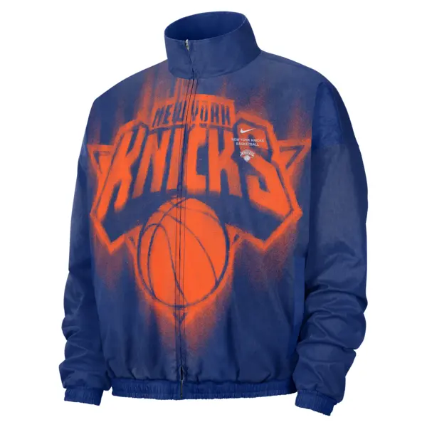 Nike New York Knicks Standard Issue Woven Basketball Jacket