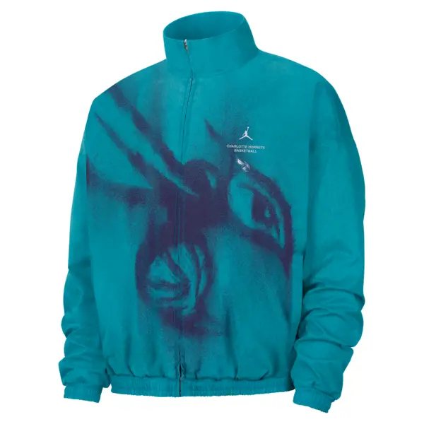 Nike Charlotte Hornets Standard Issue Basketball Woven Jacket