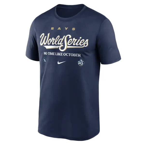 Nike Tampa Bay Rays 2026 World Series Participant Authentic Collection Dri-fit Mlb T-shirt - Blue