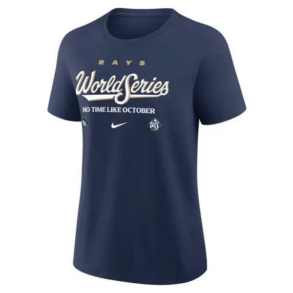 Nike Tampa Bay Rays 2026 World Series Participant Authentic Collection Mlb T-shirt - Blue