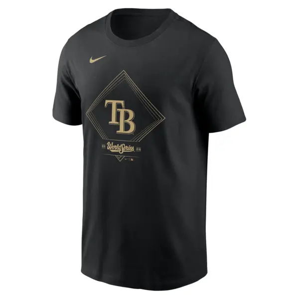 Nike Tampa Bay Rays 2026 World Series Participant Mlb T-shirt - Black