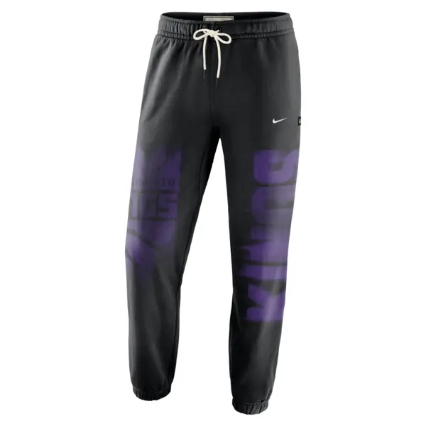 Nike Sacramento Kings Standard Issue Therma-fit Fleece Basketball Pants - Black