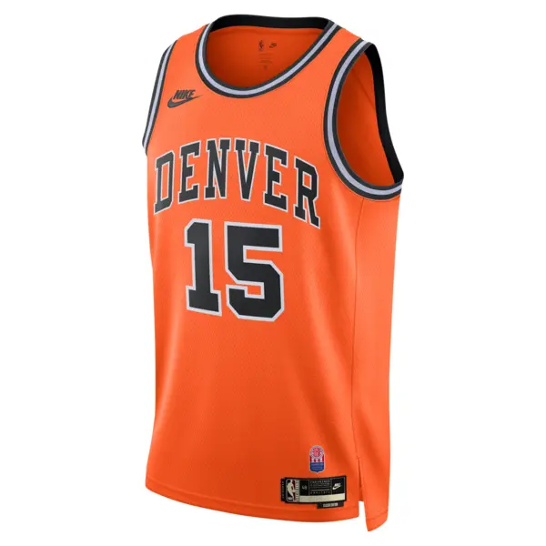 Nike Nikola Jokiä Denver Nuggets Hardwood Classics Dri-fit Basketball Swingman Jersey - Orange
