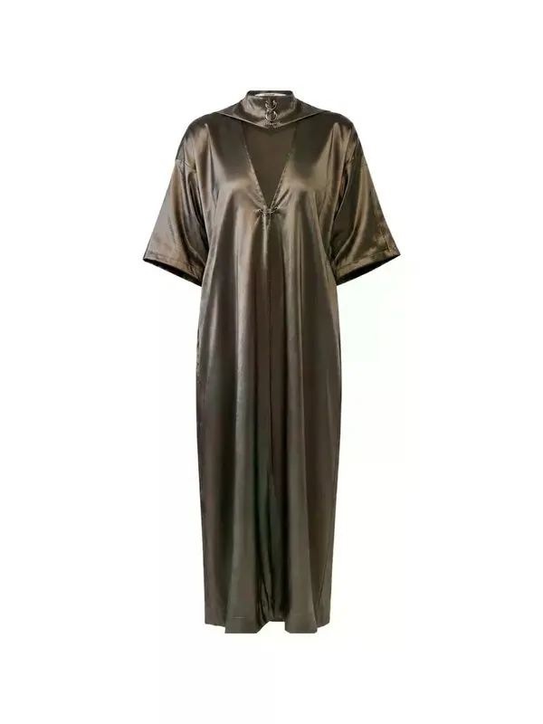 TANIA ORELLANA Relic Metal-ring Coat