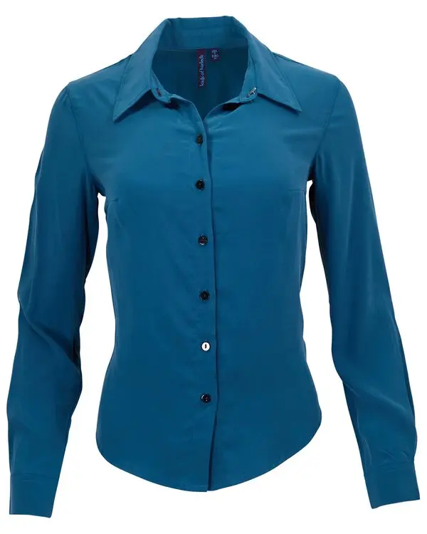 LORDS OF HARLECH Sutton Legion Stretch Silk Long-sleeve Shirt
