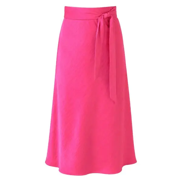 SACHA DRAKE Luxe Bias Midi Skirt