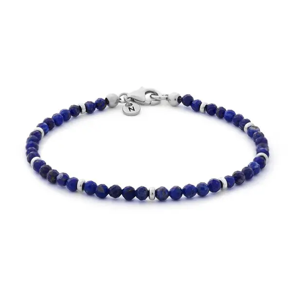 NELLOU JEWELLERY Lapis Orbit Bracelet September Sterling