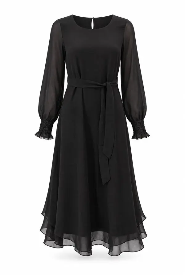 JAMES LAKELAND Belted Midi Dress