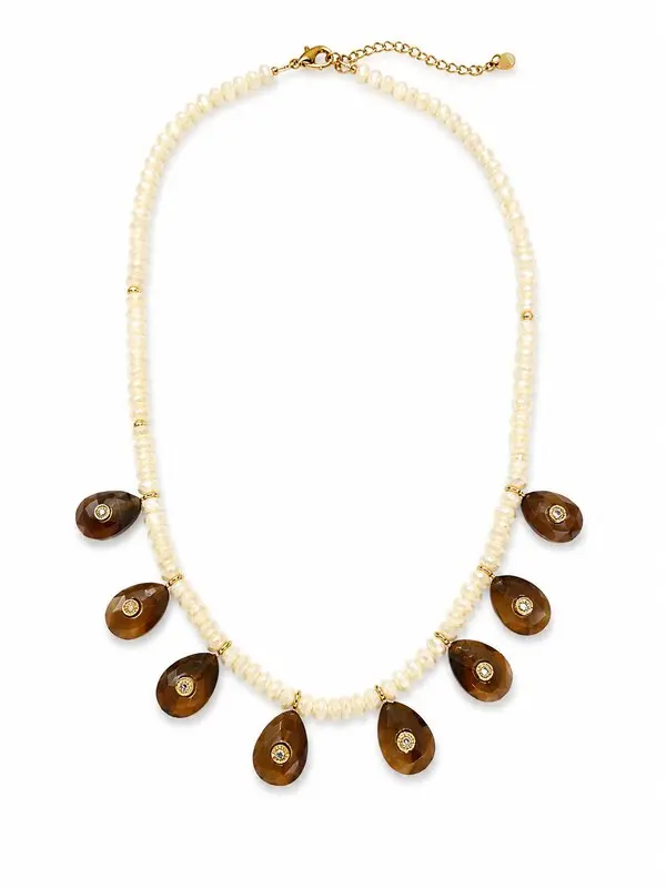CAROLINA BENOIT Le Miel Necklace - Brown