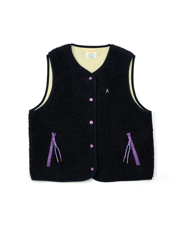 ALOFT Windproof Navy Fleece Gilet