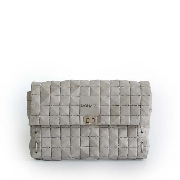 MONADE Clutch Bag Matte Stone