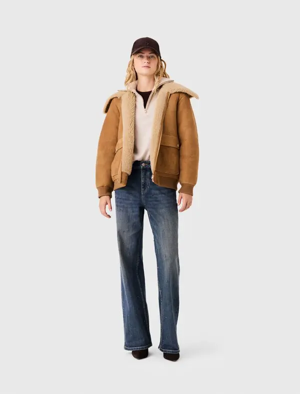 Maje Shearling Jacket