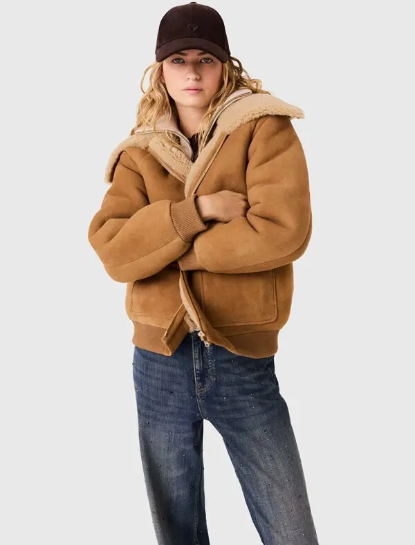 Maje Shearling Jacket