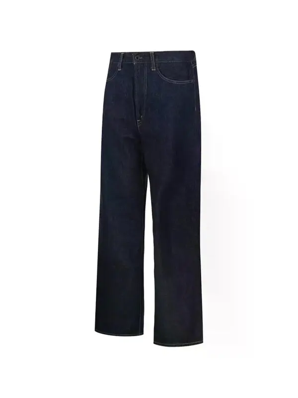 KURO Cinch-strap Straight-leg Jeans