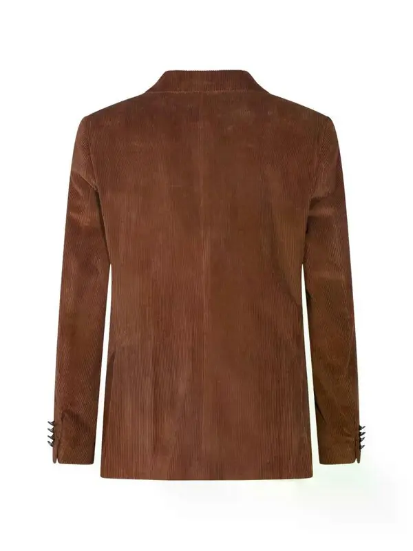 Canali Capri Double-breasted Corduroy Blazer