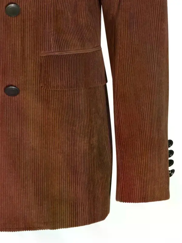 Canali Capri Double-breasted Corduroy Blazer