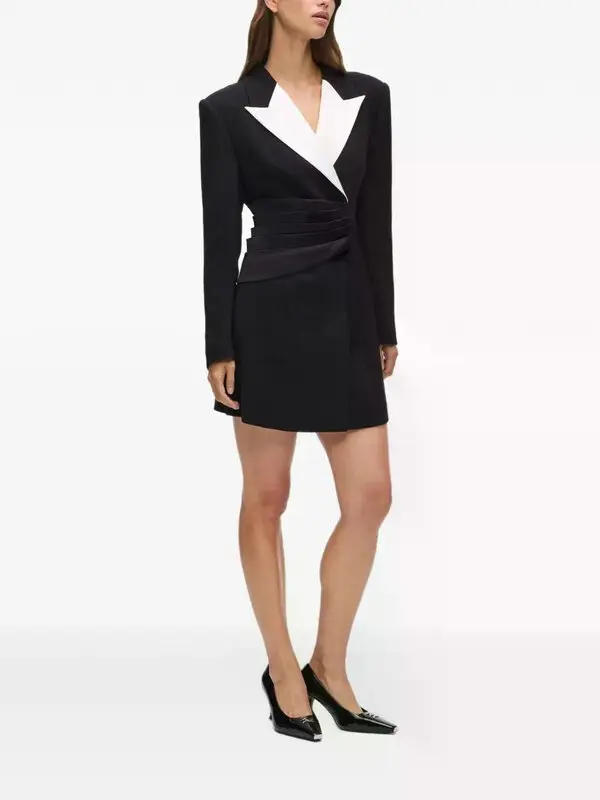 Karl Lagerfeld Contrast-lapel Blazer Dress