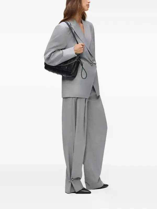 Karl Lagerfeld Pierced-detail Tailored Trousers
