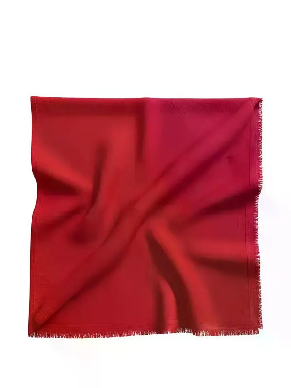 EMERSON RENALDI Frayed-edge Scarf - Red