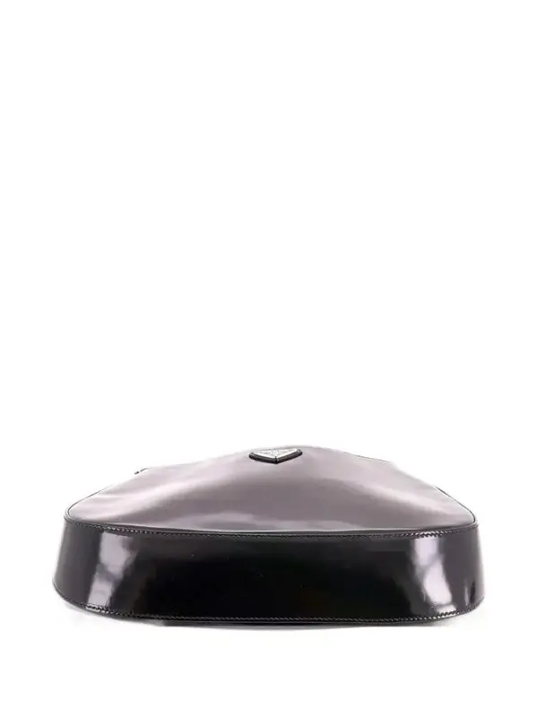 Prada Cleo Shoulder Bag Spazzolato Leather Medium Hobo Bag