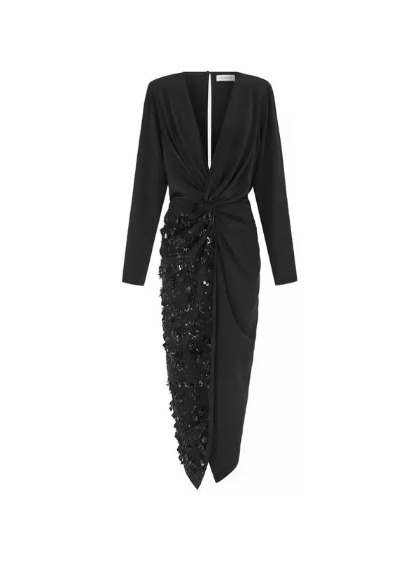 16Arlington Idina Embroidered Midi Dress