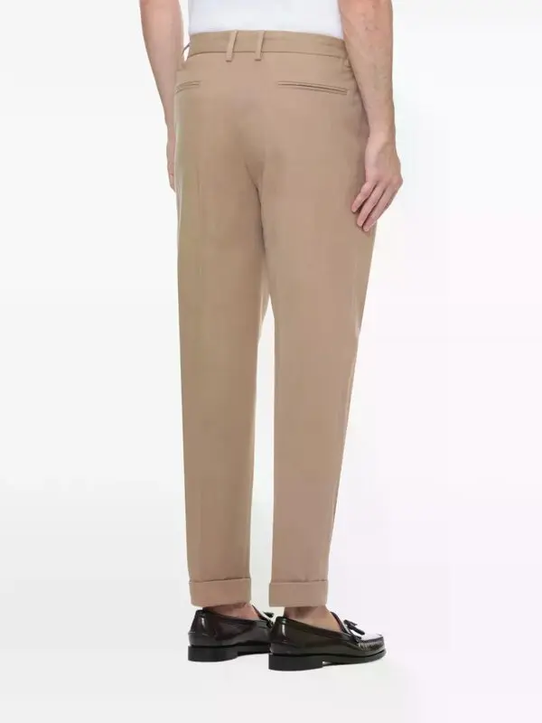 DEVORE INCIPIT Pleated Turn-up Trousers