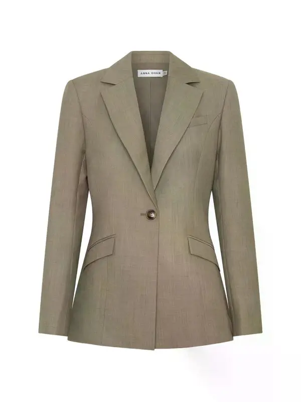 Anna Quan Bardi Single-breasted Blazer - Neutrals