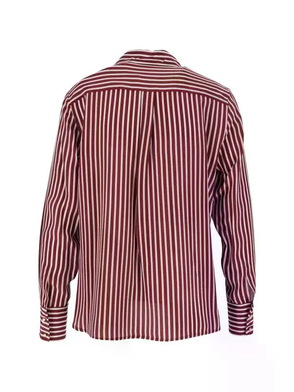 Max Mara Flirt Striped Silk Shirt