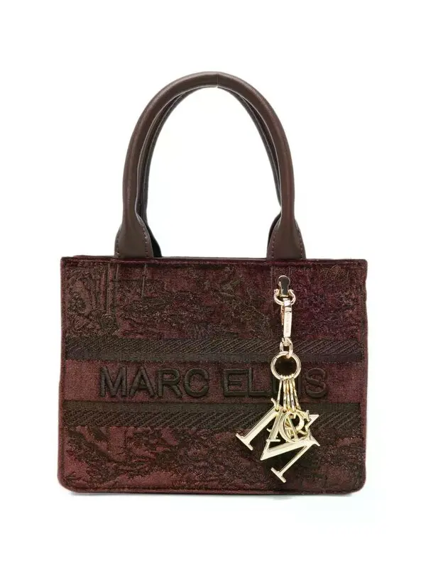 MARC ELLIS Small Sophie Logo-embroidered Mini Bag - Brown