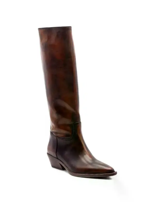 ARCHYVE Pointed-toe Knee-high Boots