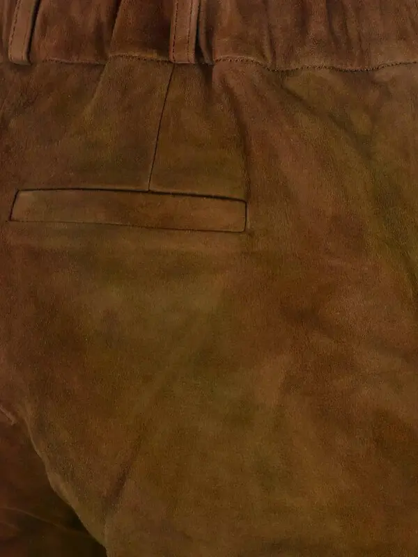 ARMA Jen Suede Slim-fit Trousers