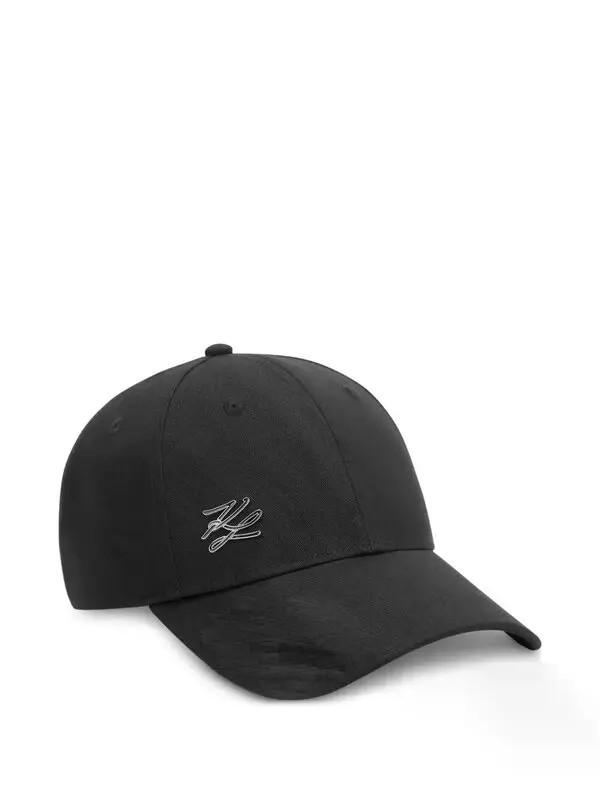 Karl Lagerfeld K/autograph Logo-plaque Cap - Black