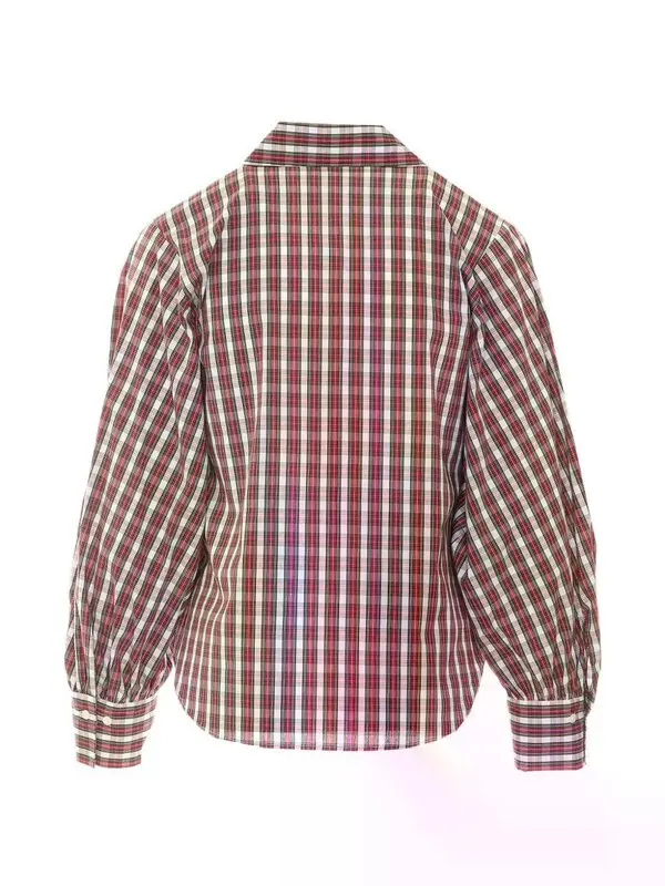 RUE DU BAC Check-pattern Blouse