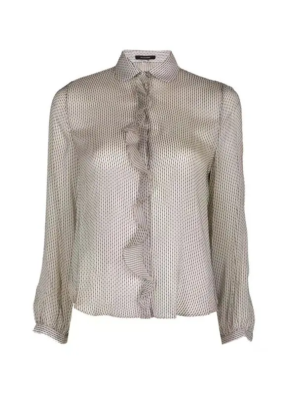 R13 Ruffled Shirt