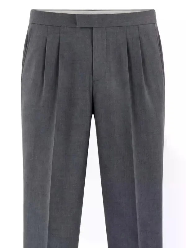 BE ABLE Pleated Side-adjuster Trousers