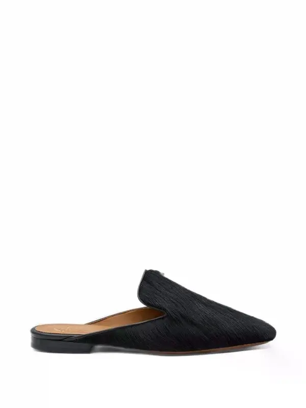 ATP ATELIER Cles Pony-effect Leather Mules