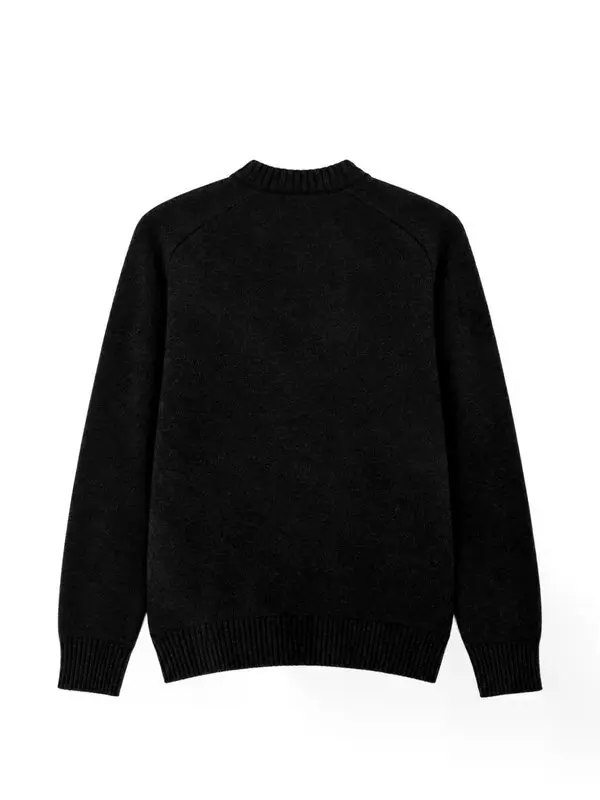 ANIPS Raglan-sleeve Ribbed-trim Sweater