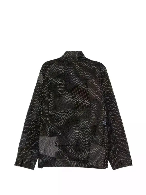 By Walid City-stripe Milton Jacket
