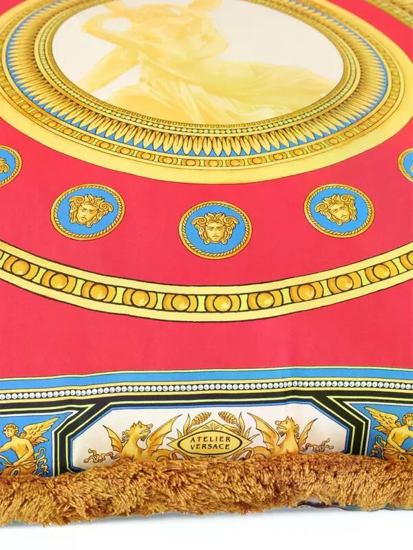 Versace Medusa Fringe Cushion