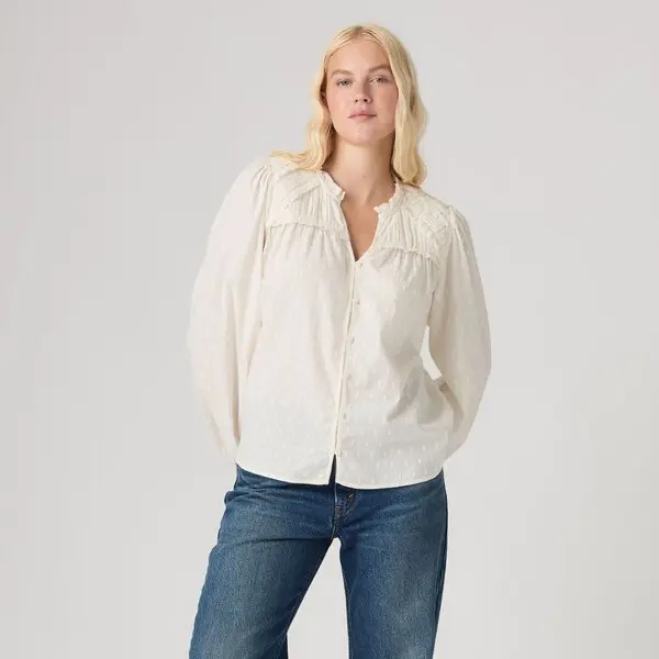 LEVI'S Lee Soft Cotton Dobby Blouse