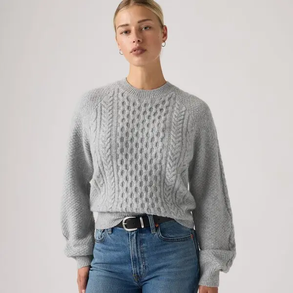 LEVI'S Jolie Cable Crewneck Sweater