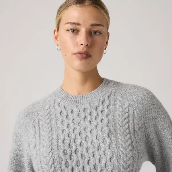 LEVI'S Jolie Cable Crewneck Sweater