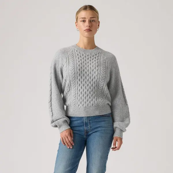 LEVI'S Jolie Cable Crewneck Sweater