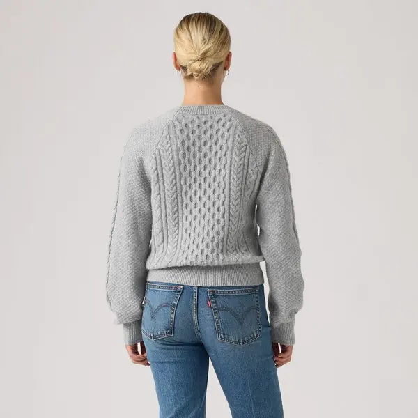 LEVI'S Jolie Cable Crewneck Sweater