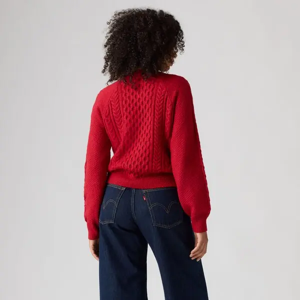 LEVI'S Jolie Cable Crewneck Sweater